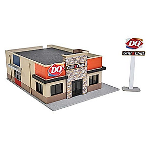 Walthers, Inc. DQ Grill & Chill Kit, 7-1/4 X 5-3/8 X 2-3/4" 18.4 X 13.6 X 6.9cm