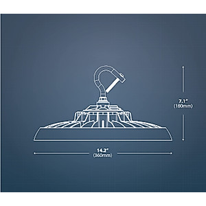 HBC4 240W White LED UFO High Bay in 5000K