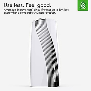 Vornado PCO575DC Air Purifier with True HEPA and Carbon Filtration to Capture Allergens, Smoke, Odors, and Patented Silverscreen Technology Attacks Viruses, Whole Room, White