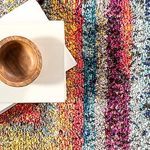 nuLOOM Hargis Labyrinth Accent Rug, 3x5, Multi