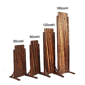 Large Fence,Wood Fence Grid Decoration Telescopic Guardrail Edging Fencing Privacy Fence Indoor Outdoor Garden Fence