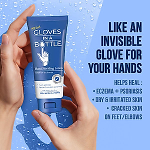 Gloves in a Bottle Shielding Lotion, Relief for Eczema and Psoriasis, 3.4 ounces (Pack of 2)