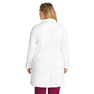 Healing Hands White Lab Coat 6 Pocket Full Length Womens 5161 Faye Lab Coat The White Coat Minimalist Collection White LT