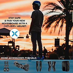 Hover-1 Ranger + Electric Hoverboard, 9MPH Top Speed, 9 Mile Range, Long Lasting Li-Ion Battery, 4HR Full Charge, Built-In Bluetooth Speaker, Rider Modes: Beginner to Expert, Black