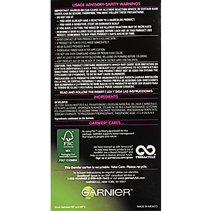 Garnier Olia Ammonia Free Permanent Hair Color, 100% Gray Coverage (Packaging May Vary), 3.0 Darkest Brown Hair Dye, Pack of 1