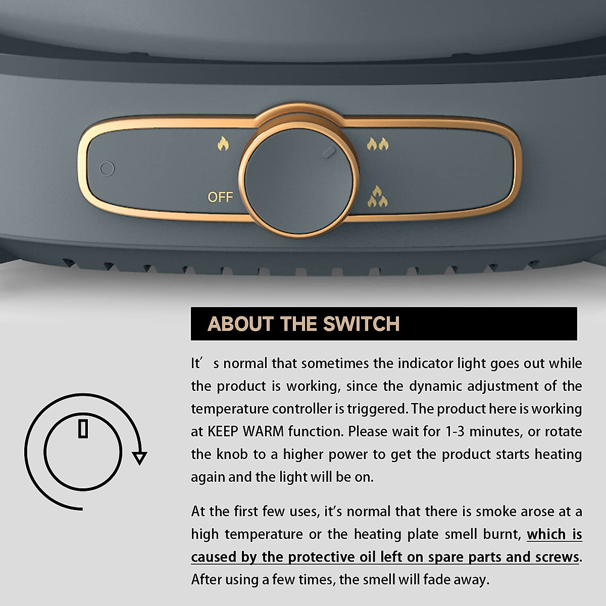 Dezin Hot Pot Electric with Divider, 5L Double-Flavor Shabu Shabu Pot, Dual Sided Removable Non-Stick Hotpot Pot Electric, 3" Depth Chinese Hot Pot with Multi-Power Control, 2 Silicone Ladles Included