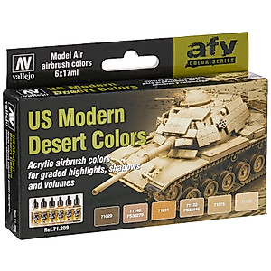 Vallejo Model Air Set - US Modern Desert Colors