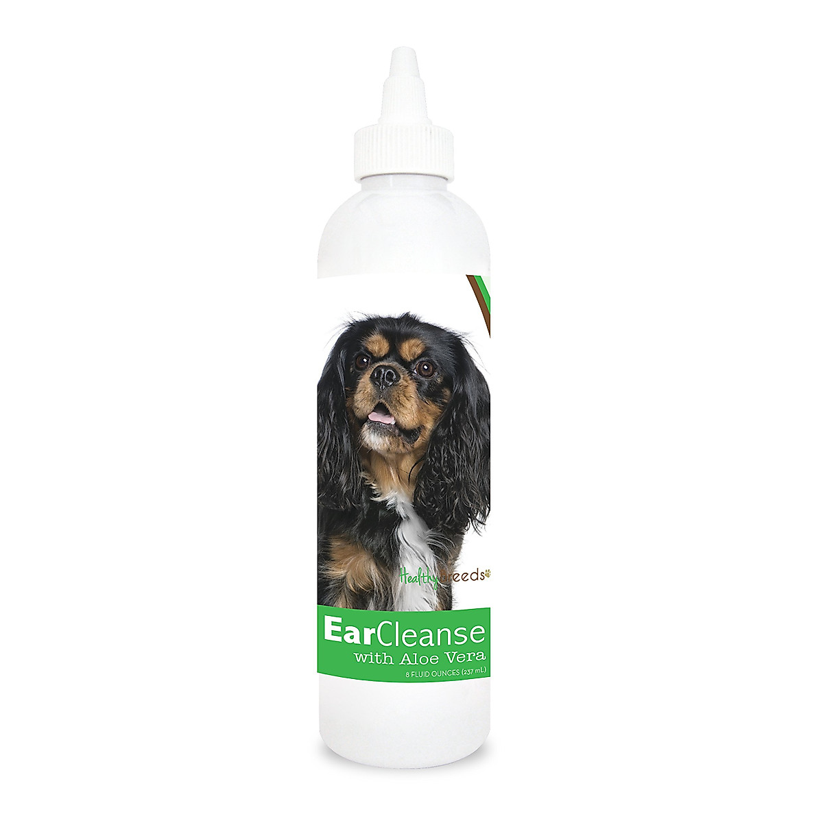 Healthy Breeds Cavalier King Charles Spaniel Ear Cleanse with Aloe Vera Cucumber Melon 8 oz