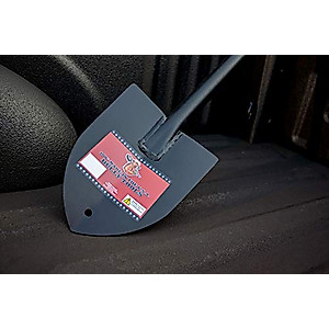 Bully Tools 92712 14-Gauge Round Point Trunk Shovel with Poly D-Grip Handle