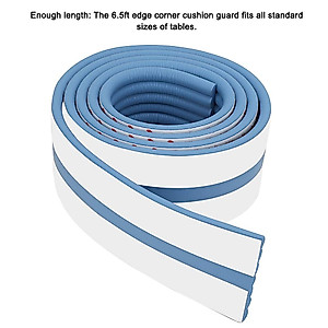 Home Corner Guards, Proofing Corner Guards 6.5ft Multifunctional Child Safety Bumper for Children Kids Baby(Blue) Bumpers