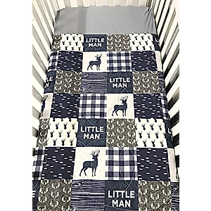 Baby Chevron, Baby Bedding, Woodlands, Buck, Buffalo Plaid, Neutral, Crib Bedding, Nursery Room, Babylooms