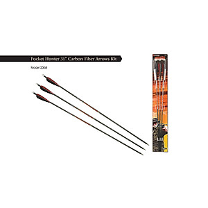 Marksman 3368 31" Carbon Arrow Kit with /3 Arrows
