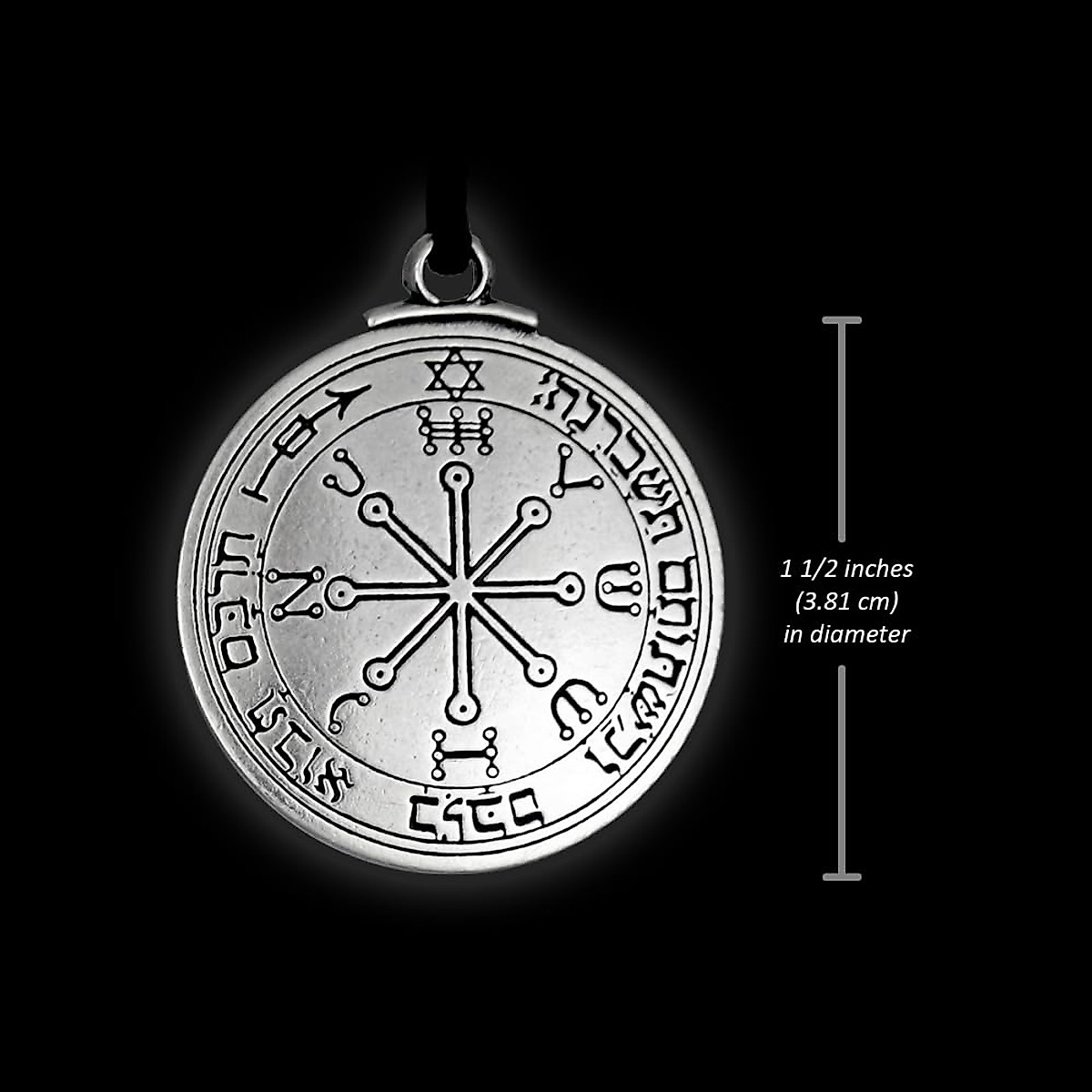 Pentacle of Mars Talisman Key of Solomon Strength Amulet Necklace