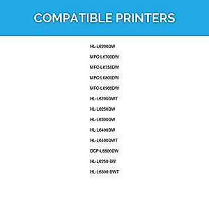 LD Products Compatible Toner Cartridge Replacement for Brother TN880 Super High Yield (Black, 3-Packs) for use in DCP-L6600DW HL-L6200DW HL-L6200DWT HL-L6250DN HL-L6250DW HL-L6300DWT & HL-L6300DW