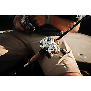 13 FISHING - Modus C2 Baitcast Reel - 6.6:1 Gear Ratio - Left Hand Retrieve (Fresh) - MODC2-6.6-LH,Silver