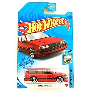 DieCast Hotwheels Volvos 850 Estate - Factory Fresh 2/10 [Red] 43/250
