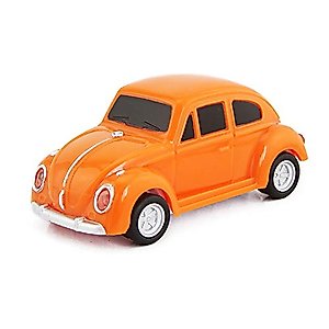 CHUYI Cool and Unique Car Shape 64GB USB 2.0 Flash Drive Novelty Pen Drive Funny Memory Stick Cute Jump Drive Thumb Drive U Disk Xmas Gift (Orange)