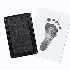 Baby Hand and Footprint Kit,Newborn Baby Clean Ink Pad Kit,Inkless Print Kit Pet Paw Stamp Print Kit for Baby Feet and Hands, Family Keepsake