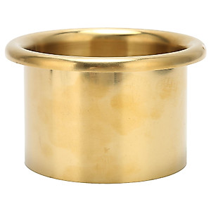 Bathroom Hair Dryer Holder, Proof Firm Stainless Steel Hair Dryer Stand for Bathroom Hotel, Hair Care Tools(Gold)