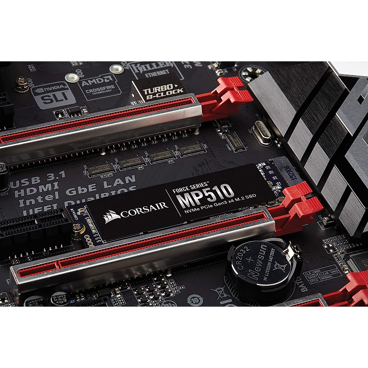 Corsair CSSD-F480GBMP510B Force Series MP510 480GB NVMe PCIe Gen3 x4 M.2 SSD (Renewed)
