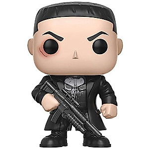 POP Marvel: Netflix Daredevil - Punisher (Frank Castle) Funko Pop! Vinyl Figure (Bundled with Compatible Pop Box Protector Case) Multicolor 3.75 inches