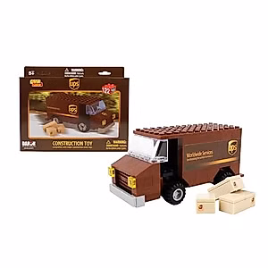 Daron UPS Package Car Construction Toy BL99977, Brown