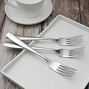 Asking 12-Piece Stainless Steel Dinner Forks, Silverware Dinner Forks