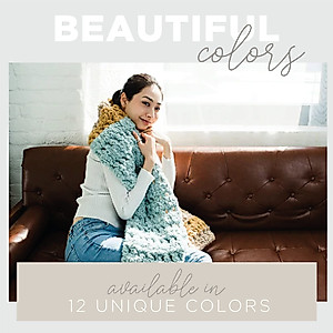 Lion Brand Yarn Go for Fleece Sherpa Jumbo Yarn for Knitting, Crocheting, and Crafting, 3 Pack, Honey