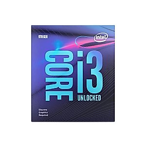 Intel Core i3-9350KF Desktop Processor 4 Core Up to 4.6GHz Unlocked Without Processor Graphics LGA1151 (999F4L)