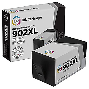 LD Products Compatible Ink Cartridge Replacement for HP 902XL 902 XL T6M14AN High Yield (Black, Single-Pack) Inkjet for HP 902 OfficeJet Pro 6950 6958 6962 6963 6964 6968 6978 6970 6979