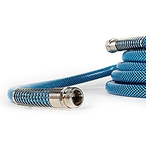Camco TastePURE 25-Foot Premium Drinking Water Hose | Features a No-Kink Heavy-Duty Design with Machined Fittings for Extra Strength, 5/8” ID, and is Lead-Free, BPA-Free, and Phthalate-Free (22833)