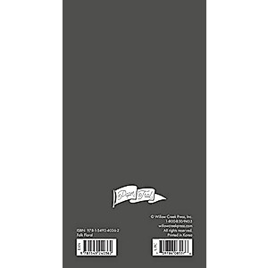 Willow Creek Press Folk Floral 2-Year January 2024 - December 2025 Monthly Pocket Planner (3.5" x 6.5")