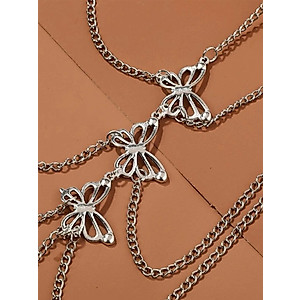 Your Always Charm Body Chain Jewelry for Women Leg Chain Thigh Chain Belly Waist Chain Leg Harness Body Gift for Rave 0utfits for Women