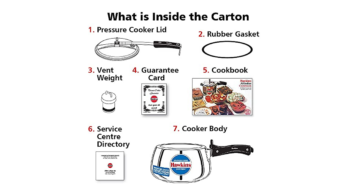 Buy HAWKINS 5L Pressure Cooker - Premium Quality