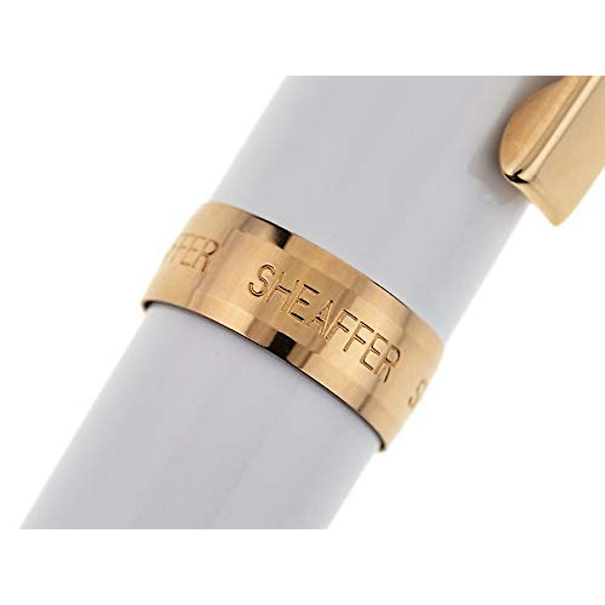 Sheaffer Prelude Ballpoint - White Lacquer with Rose Gold Trim E2914251