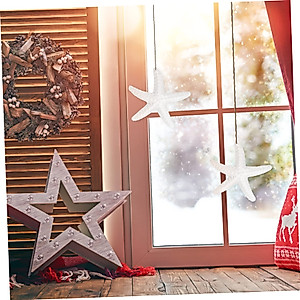 60 Pcs Ornaments Delicate Star Pendant Resin Star Pendant Resin Wall Decoration Decorative Sea Star DIY Resin Wall Art Craft Wall Sea Star Decorations DIY Home Decor