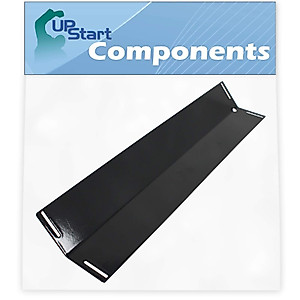 BBQ Grill Heat Shield Plate Tent Replacement Parts for Charbroil 463211711 - Compatible Barbeque Porcelain Steel Flame Tamer, Guard, Deflector, Flavorizer Bar, Vaporizer Bar, Burner Cover 16 1/2"