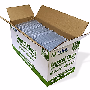AdTech 220-345-5 Hot Glue, 4 Inch Mini Size, Clear, 550 Sticks, 80 Ounce