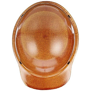 MSA 475395 Skullgard Cap Style Safety Hard Hat with Fas-Trac III Ratchet Suspension | Non-slotted Cap, Made of Phenolic Resin, Radiant Heat Loads up to 350F - Standard Size in Natural Tan