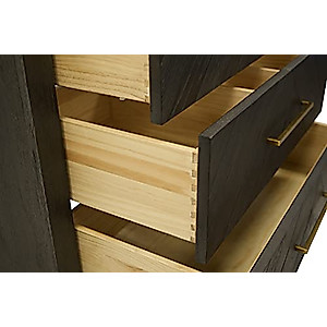 Avery 36-inch Bathroom Vanity (Carrara/Dark Oak): Includes Dark Oak Cabinet with Stunning Carrara Marble Countertop and White Ceramic Sink