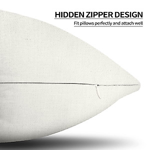 COMMINY 4th of July Pillow Covers 18x18 Set of 6 Patriotic Stripes Throw Pillow Cover American Flag Pillow Case Independence Memorial Day Decorations for Couch Home Outdoor