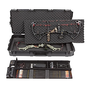 SKB Cases iSeries Portable Heavy Duty Double Rifle or Parallel Limb Bow Carrying Large Case