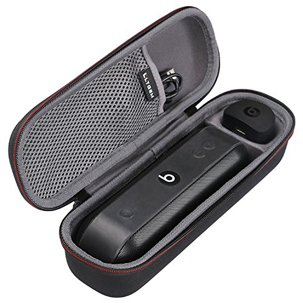 LTGEM Case Compatible with Beats Pill+ Plus Portable Speaker, Black