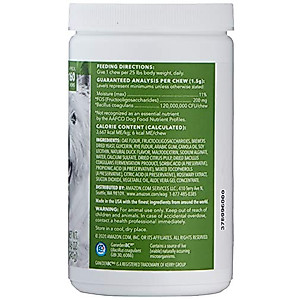 Amazon Brand - Wag Probiotic Supplement Chews for Dogs, Natural Duck Flavor, 160 count