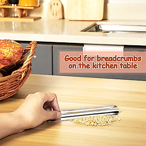 Crumbers for Servers, Table Crumb Sweepers Bread Crumber Cleaner Stainless Steel Table Crumbers for Tablecloth in Restaurants and Homes, Servers, Waiters, Waitresses Tool Accessories(Silver, 10)