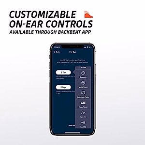 Plantronics BackBeat FIT 6100 Wireless Bluetooth Headphones, Sport, Sweatproof and Water-Resistant, Black