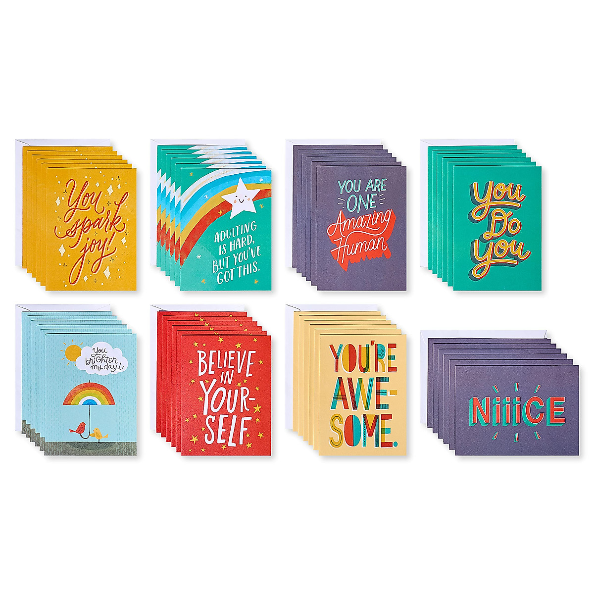 American Greetings Blank Cards with Envelopes for All Occasions, Inspirational, Thank You and Thinking of You (48-Count)