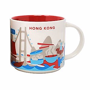 Starbucks You Are Here Series Hong Kong Mug, 14 Oz