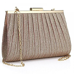 jessie Handbags for Women, Shoulder Bag Top Handle Crossbody Chain Evening Bag Fashion Purse Elegant for Party Prom Gift (3)