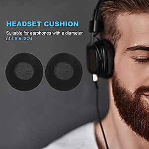 Headset Headphone Pads 180pcs Earbud Headphone Cover Pads Pad Cushion Sponge Cushions Universal Earpad Replacement Earphone Foam Cm Ear Covers Headphone Covers Ear Phones